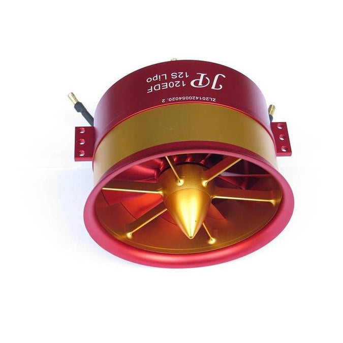 JP Hobby Ducted Fan 120mm 12-Blade CNC Metal EDF System with Motor ...